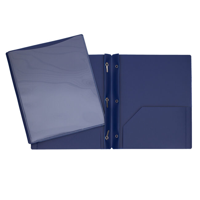 DUO-TANG 3 ATTACHES ET 3 POCHETTES GEOCAN BLEU – Librairie Laurentienne